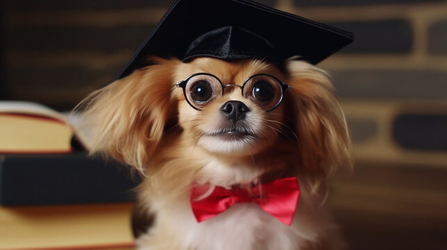 College Graduation Meme Dog