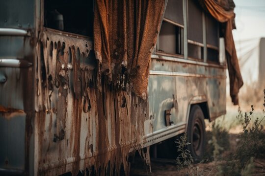 Ripped Curtain