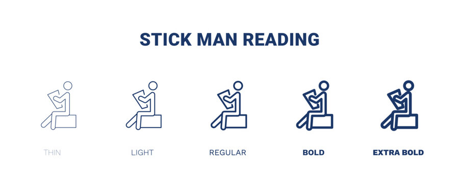 "Stick Man Reading" Images – Browse 131 Stock Photos, Vectors, and ...