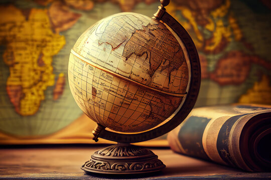 Vintage Globe Vector