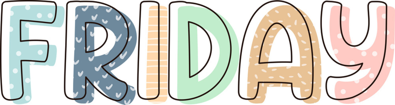 "Friday Lettering" Images – Browse 53 Stock Photos, Vectors, and Video ...