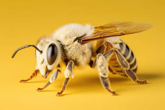 Albino Honey Bee