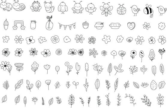 "Flower Doodle" - Images et vidéos libres de droits | Adobe Stock
