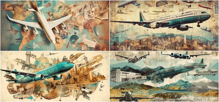 Airplane Collage Images – Browse 11,975 Stock Photos, Vectors, and ...