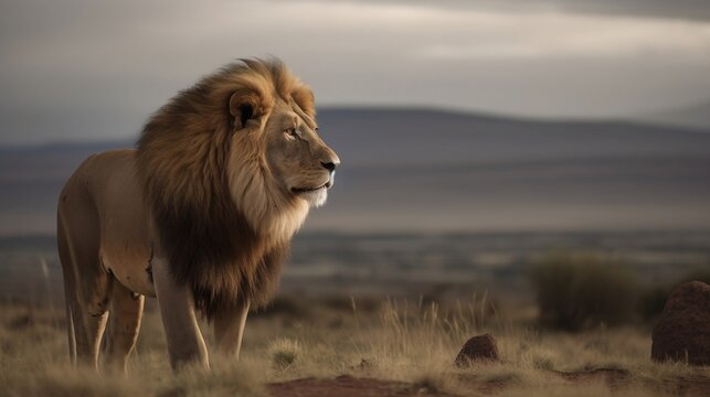 "Lion Standing" Images – Browse 56 Stock Photos, Vectors, and Video ...
