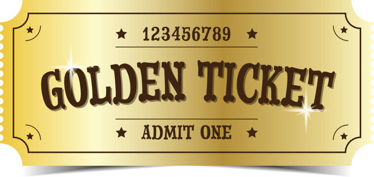 Customizable Golden Ticket