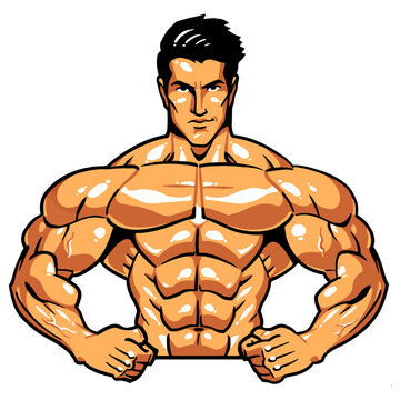 Cartoon Bodybuilder Images – Browse 33,035 Stock Photos, Vectors, and ...