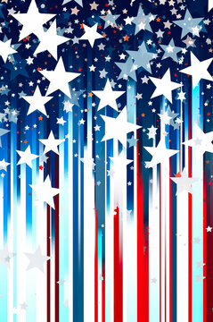 4th Of July Background Vertical