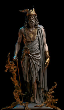 Kronos Eating His Children Statue