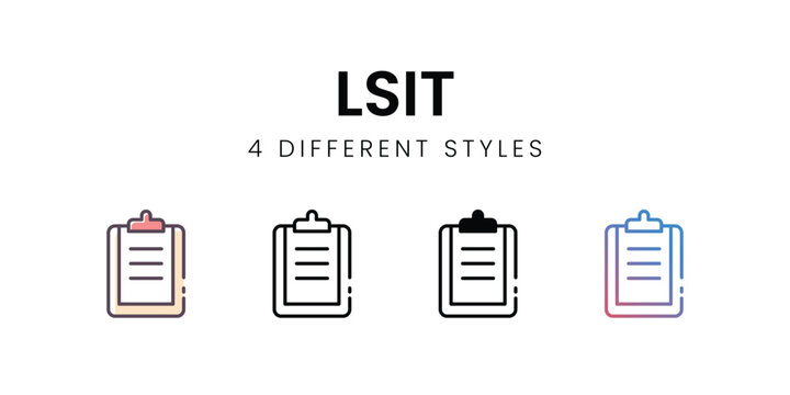 Lsit Images – Browse 31 Stock Photos, Vectors, and Video | Adobe Stock