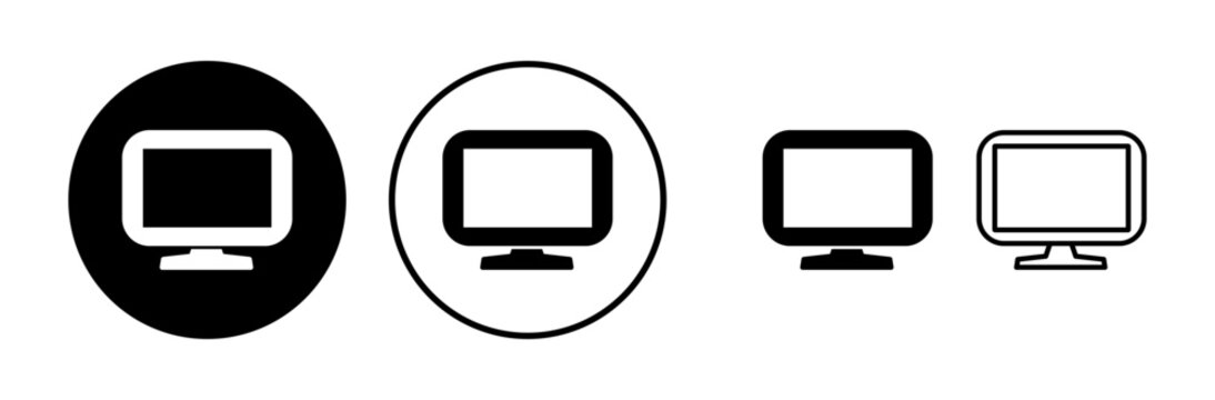 Computer Icon Black