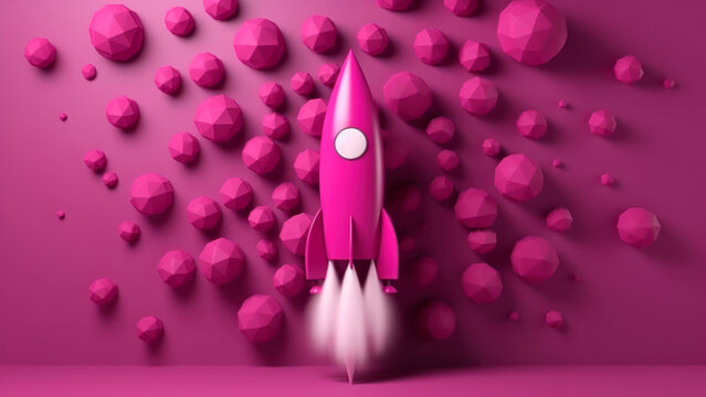 Pink Rocket Ship Images – Browse 9,124 Stock Photos, Vectors, and Video ...