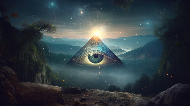 Third Eye Pyramid Wallpaper