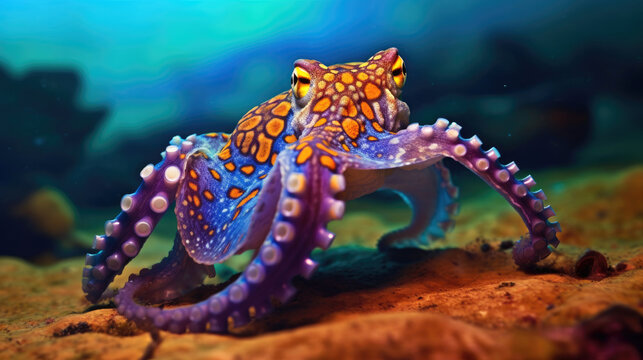Blue Ringed Octopus Wallpaper