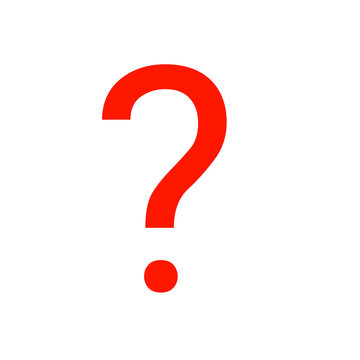 Question Mark Clip Art Red