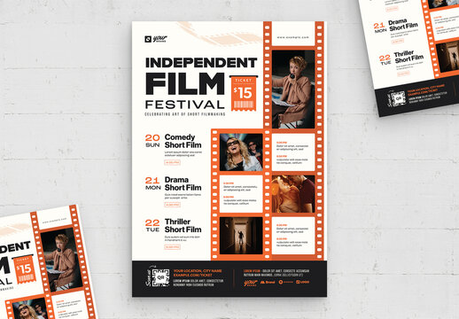 Film festival brochure store