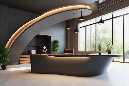 Modern Concierge Desk