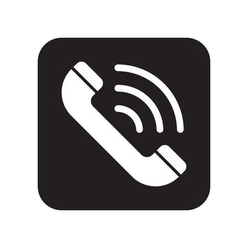 Telephone Logo Black And White