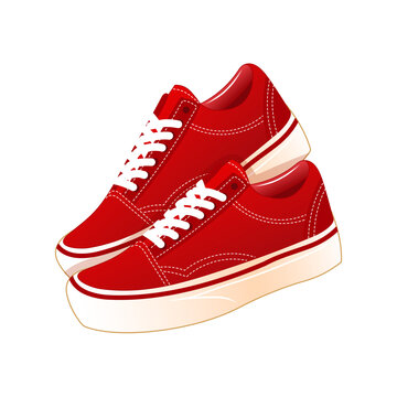 Cartoon Red Sneakers Images – Browse 3,919 Stock Photos, Vectors, and ...
