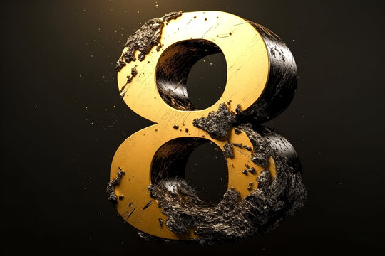 Afbeeldingen over "Golden Numbers" – Blader in stockfoto's, vectoren en ...