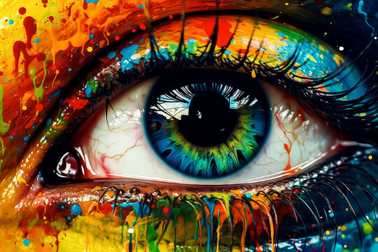 Colorful Eye Photography