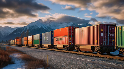 Freight Train Wallpaper