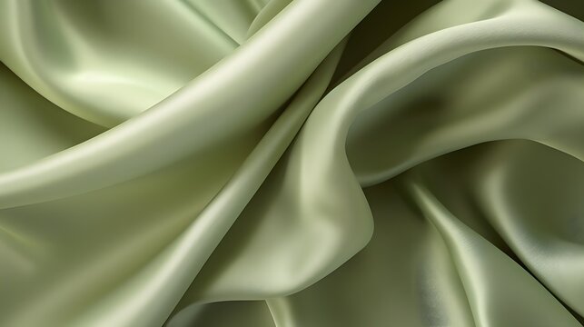 Sage Green Silk Fabric