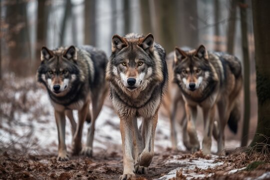 Wolf Pack Hunting