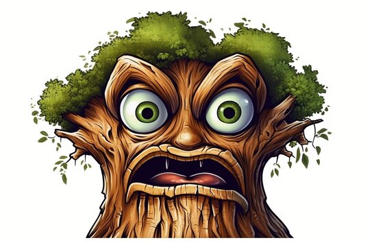 Animated Trees With Faces