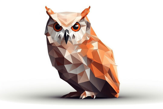 Polygon Owl Images – Browse 741 Stock Photos, Vectors, and Video ...