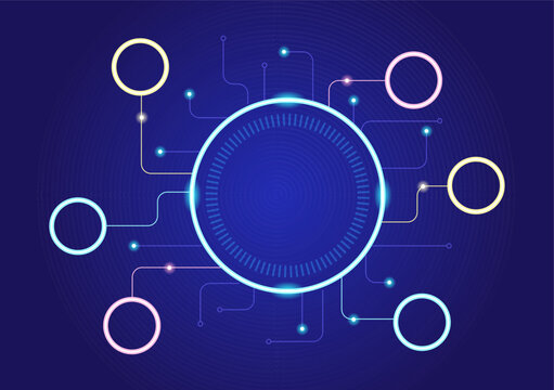 Blank Circles Connected Images – Browse 61,248 Stock Photos, Vectors ...