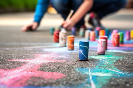 "Sidewalk Chalk" Images – Browse 1,016 Stock Photos, Vectors, and Video ...