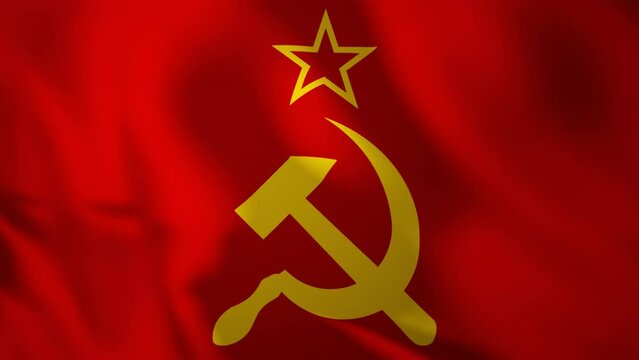 Cccp Flag Waving