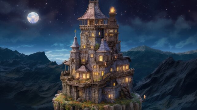 Wizard Tower Images – Browse 6,344 Stock Photos, Vectors, and Video ...