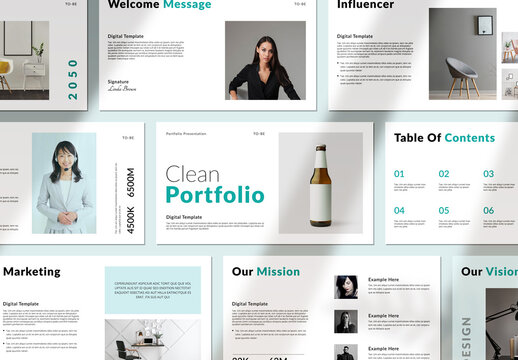 Portfolio Digital Presentation Layout Images – Browse 5,156 Stock ...
