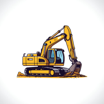 Excavator Vector