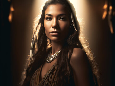 Native Americans Models Women