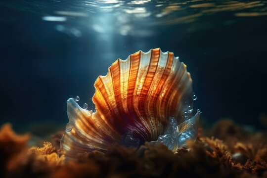 Sea Shells Underwater