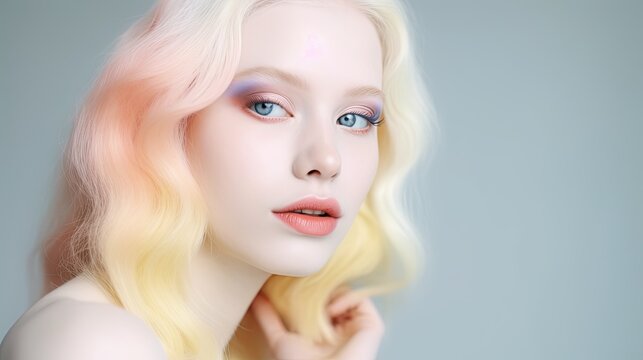 Pretty Albino Girl