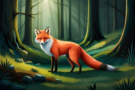 Red Fox Cartoon Images – Browse 52,018 Stock Photos, Vectors, and Video ...