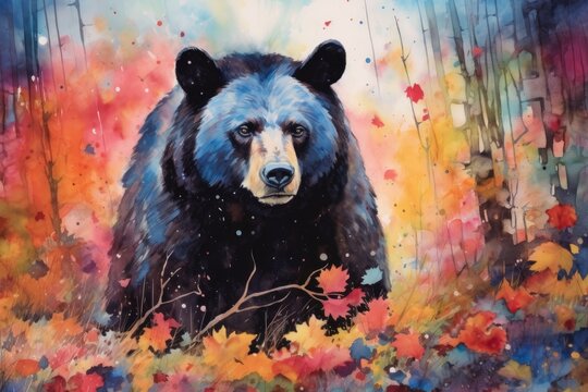 Watercolor Bear"」の写真素材 | 637件の無料イラスト画像 | Adobe Stock