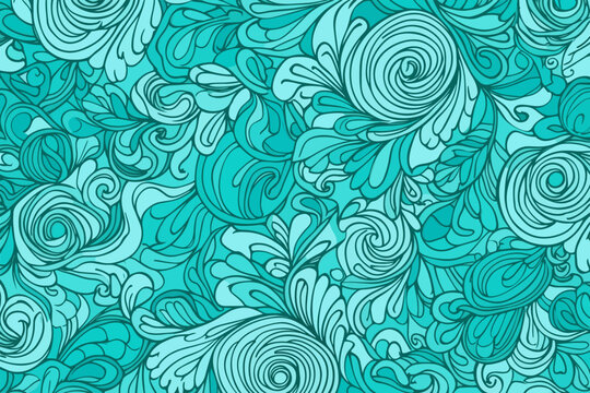 Tiffany Blue Pattern