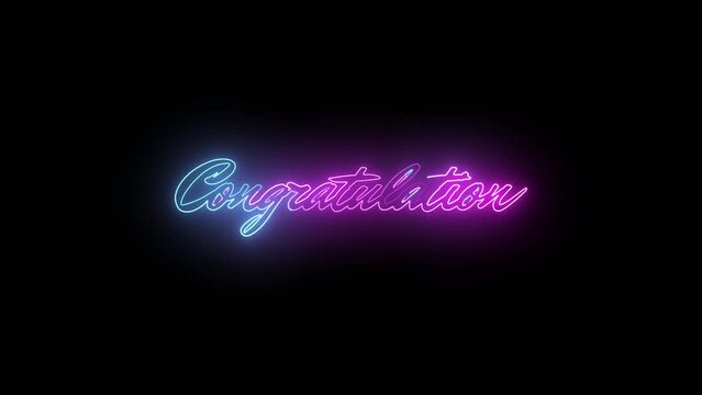Congratulations Animation