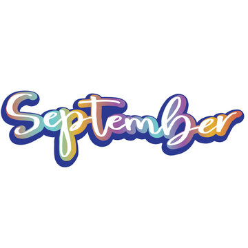 September Word Art Images – Browse 4,655 Stock Photos, Vectors, and ...