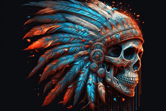 Native Skull Tattoos