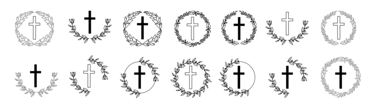 Crosses Border Clipart