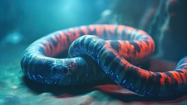 Red And Blue Snake