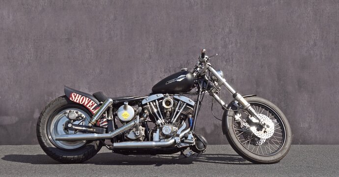 Old School Shovelhead Bobber