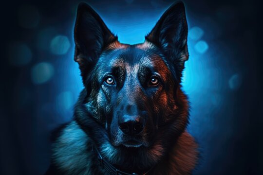 Police German Shepherd Wallpaper