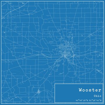 Wooster Ohio City Map